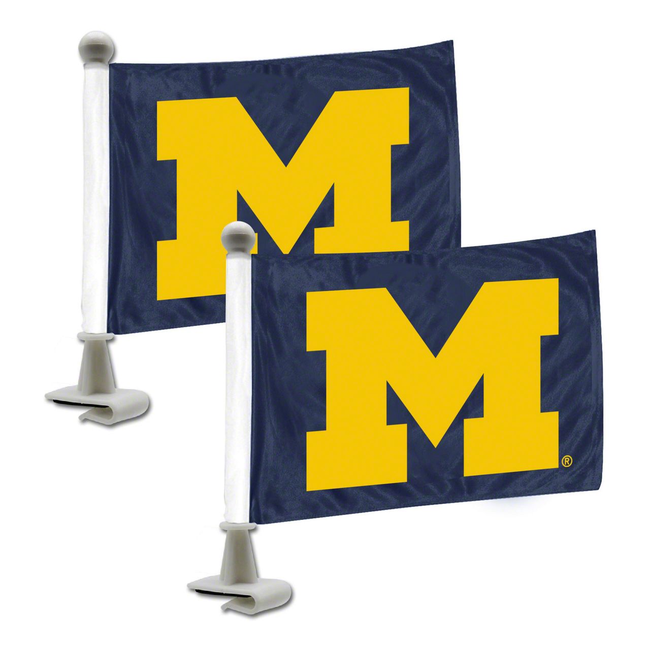 Mach-E Ambassador Flags with University of Michigan Logo; Blue ...