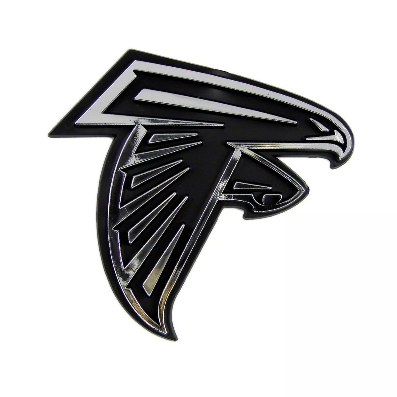 Mach-E Atlanta Falcons Molded Emblem; Chrome (Universal; Some ...