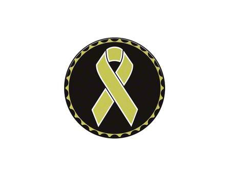 Mach-E Bone Cancer Ribbon Rated Badge (Universal; Some Adaptation May ...