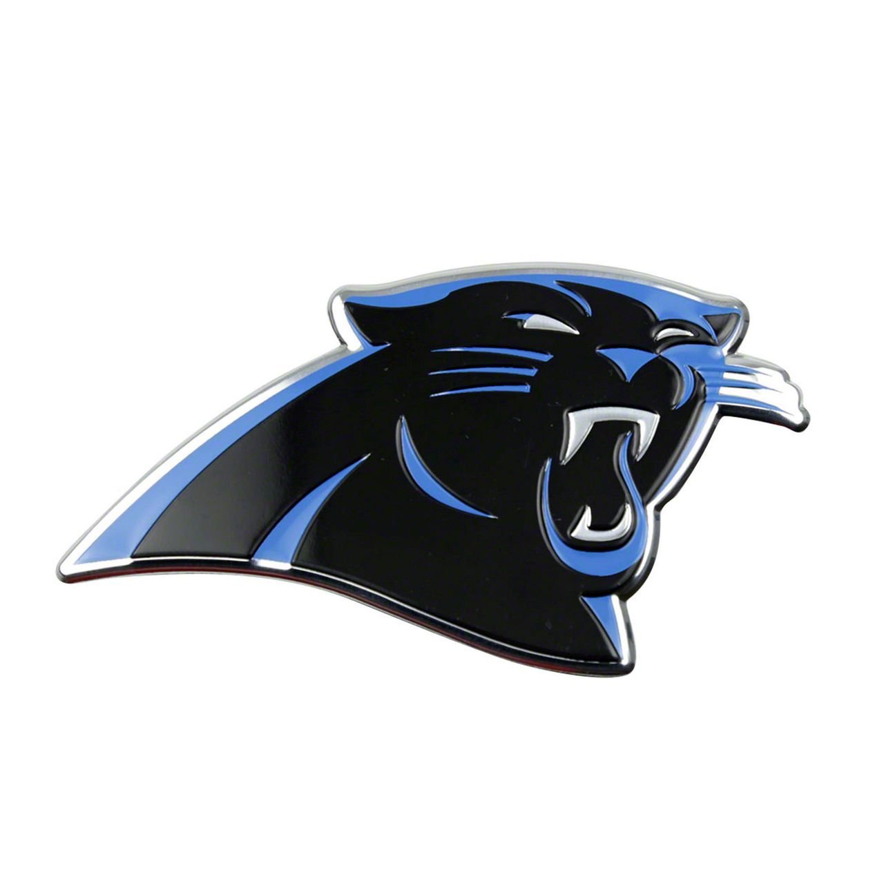 Mach-E Carolina Panthers Embossed Emblem; Black (Universal; Some ...