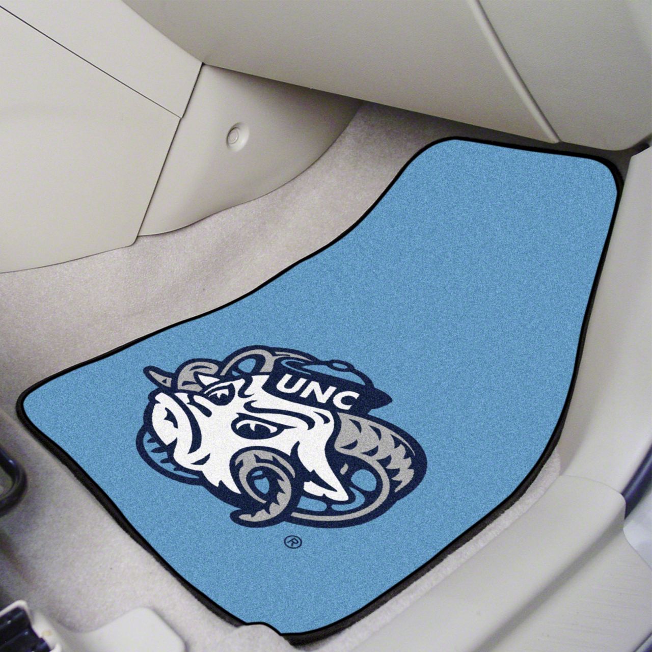 Mach-E Carpet Front Floor Mats with University of North Carolina Logo ...