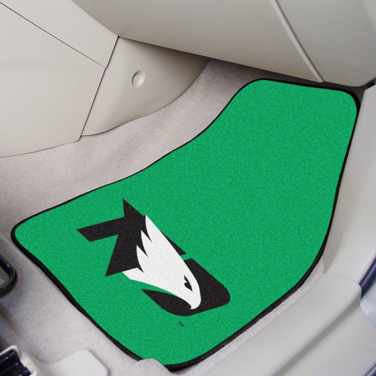 Mach-E Carpet Front Floor Mats with University of North Dakota Logo ...