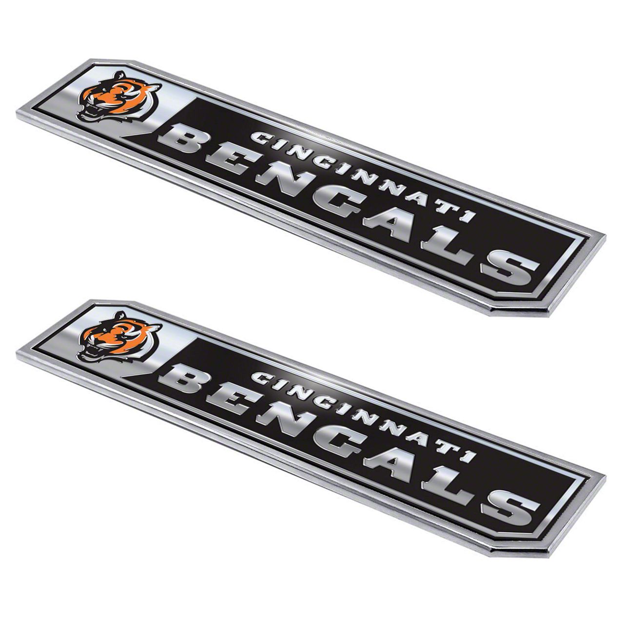 Mach-E Cincinnati Bengals Embossed Emblems; Black (Universal; Some ...