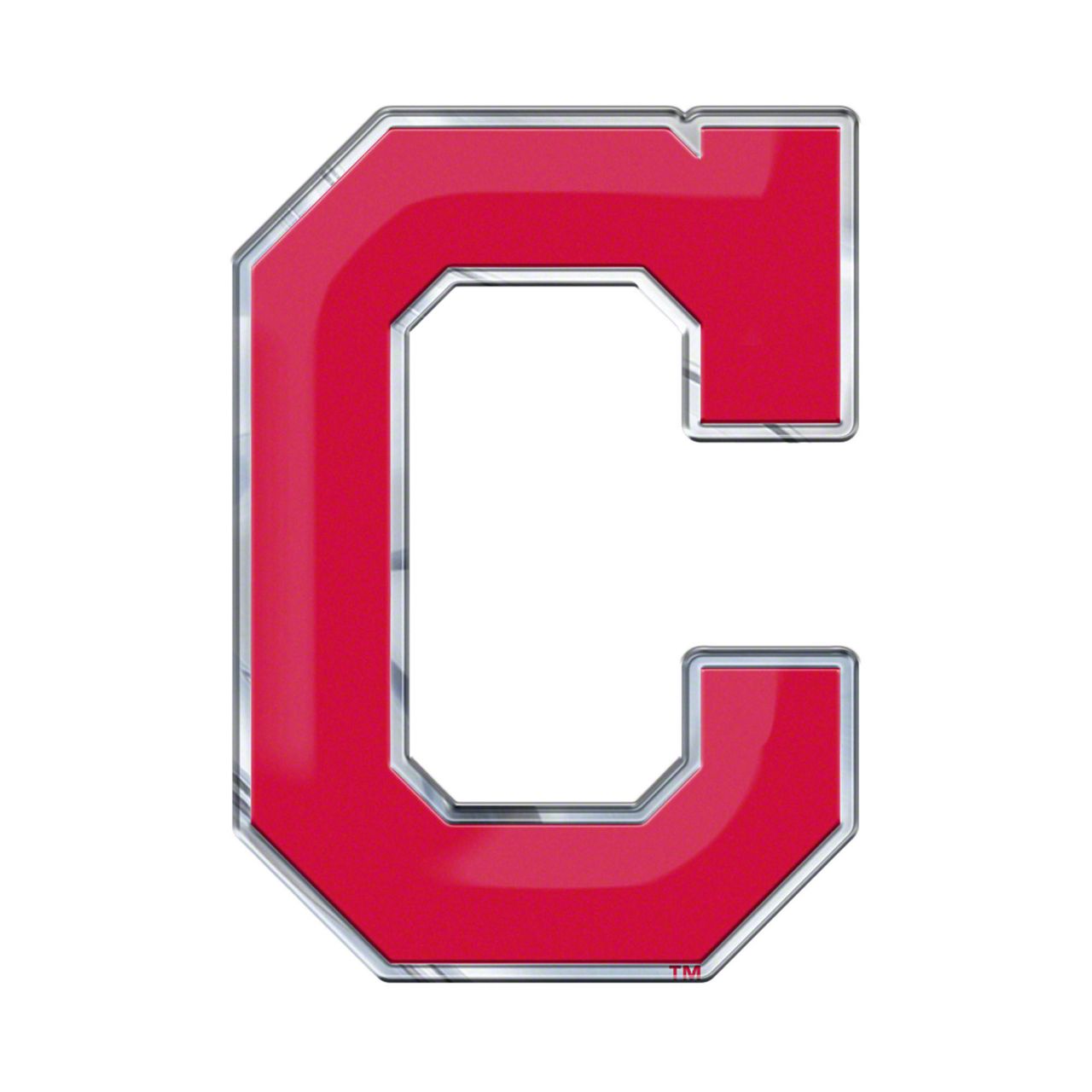 Mach-E Cleveland Indians Embossed Emblem; Red (Universal; Some ...