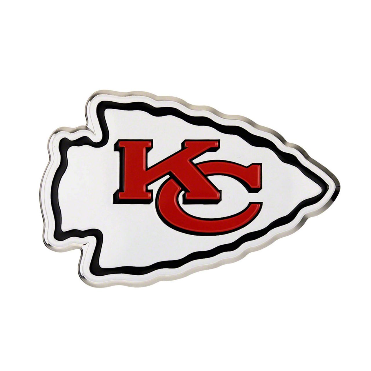 Mach-E Kansas City Chiefs Embossed Emblem; Red (Universal; Some ...