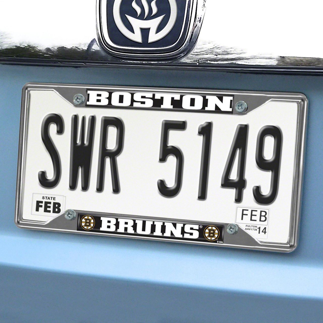 Mach-E License Plate Frame with Boston Bruins Logo (Universal; Some ...