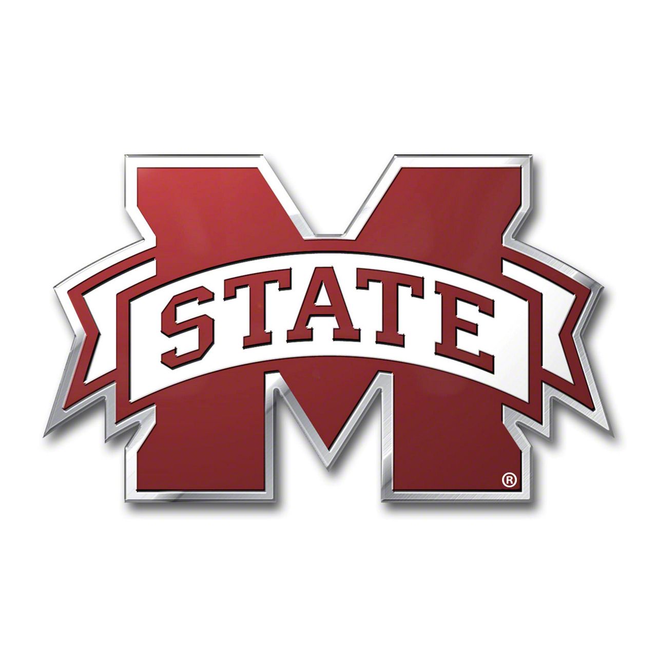 Mach-E Mississippi State University Embossed Emblem; Maroon (Universal ...