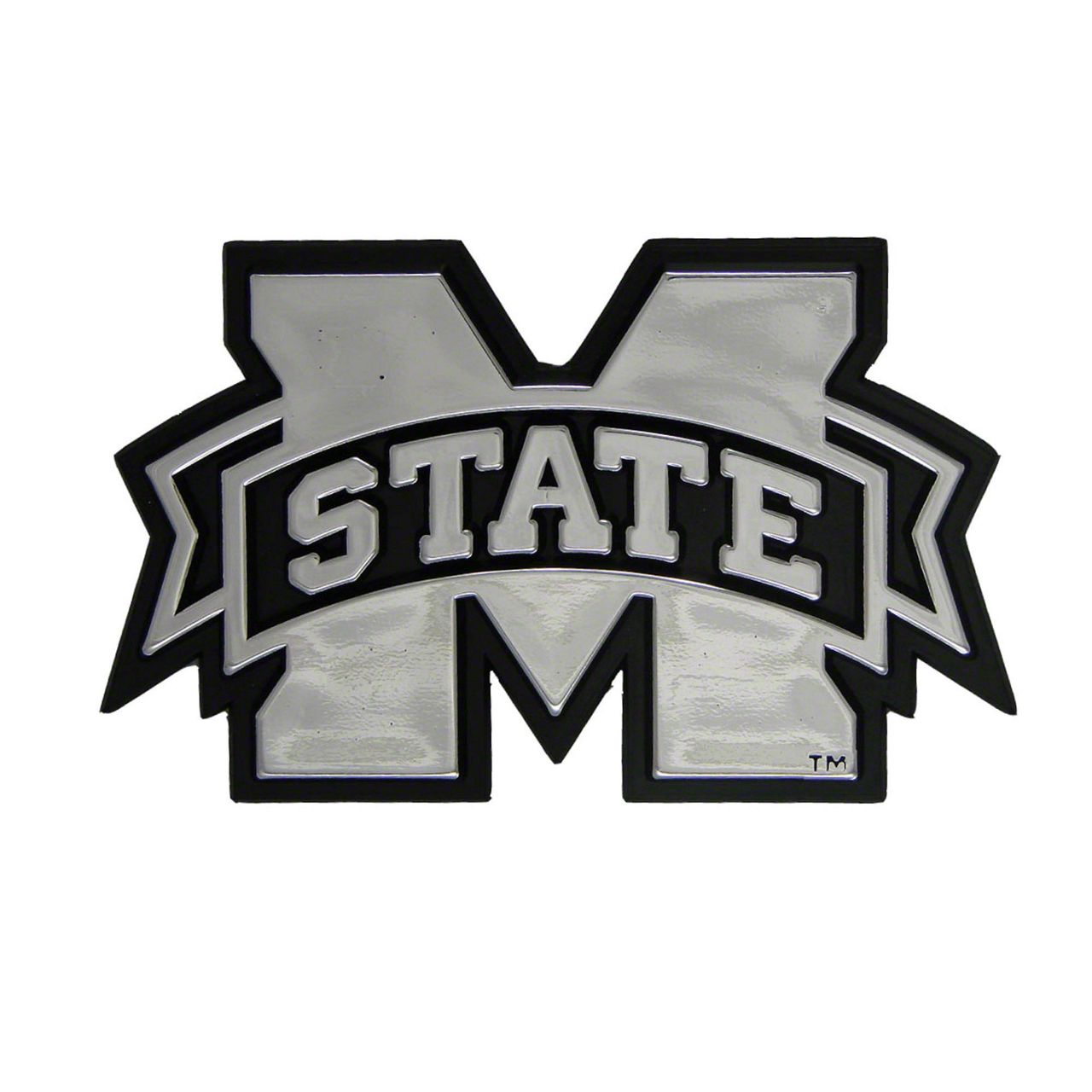 Mach-E Mississippi State University Molded Emblem; Chrome (Universal ...