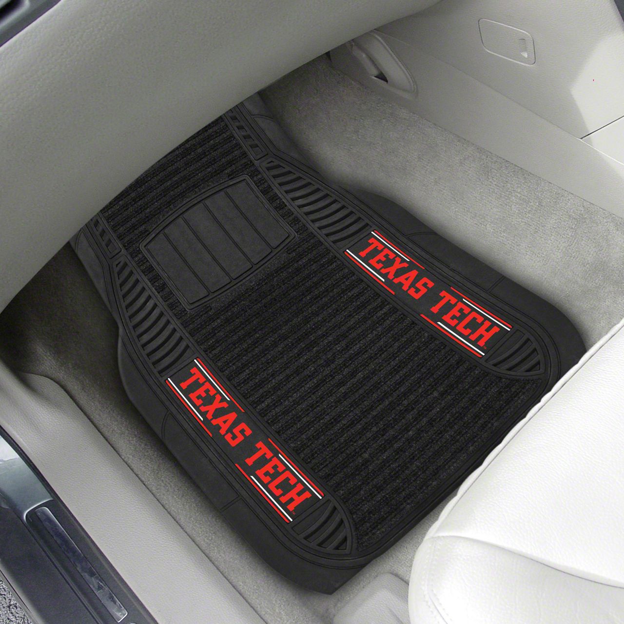 Mach-E Molded Front Floor Mats with Texas Tech University Logo ...