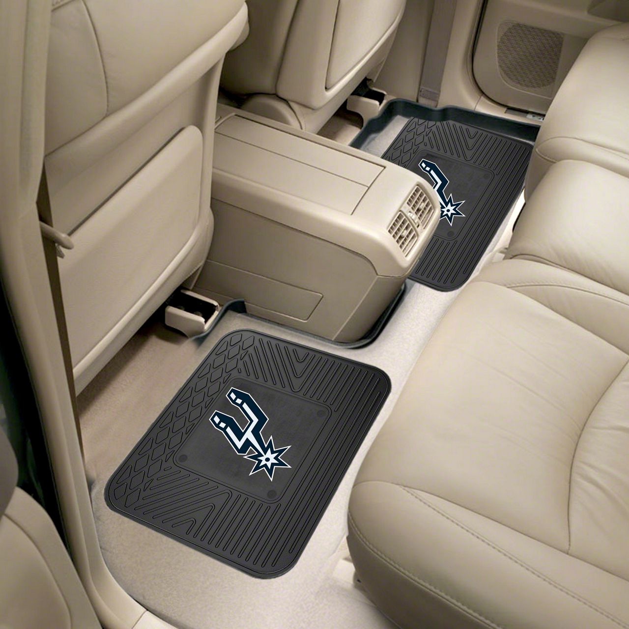 Mach-E Molded Rear Floor Mats with San Antonio Spurs Logo (Universal ...