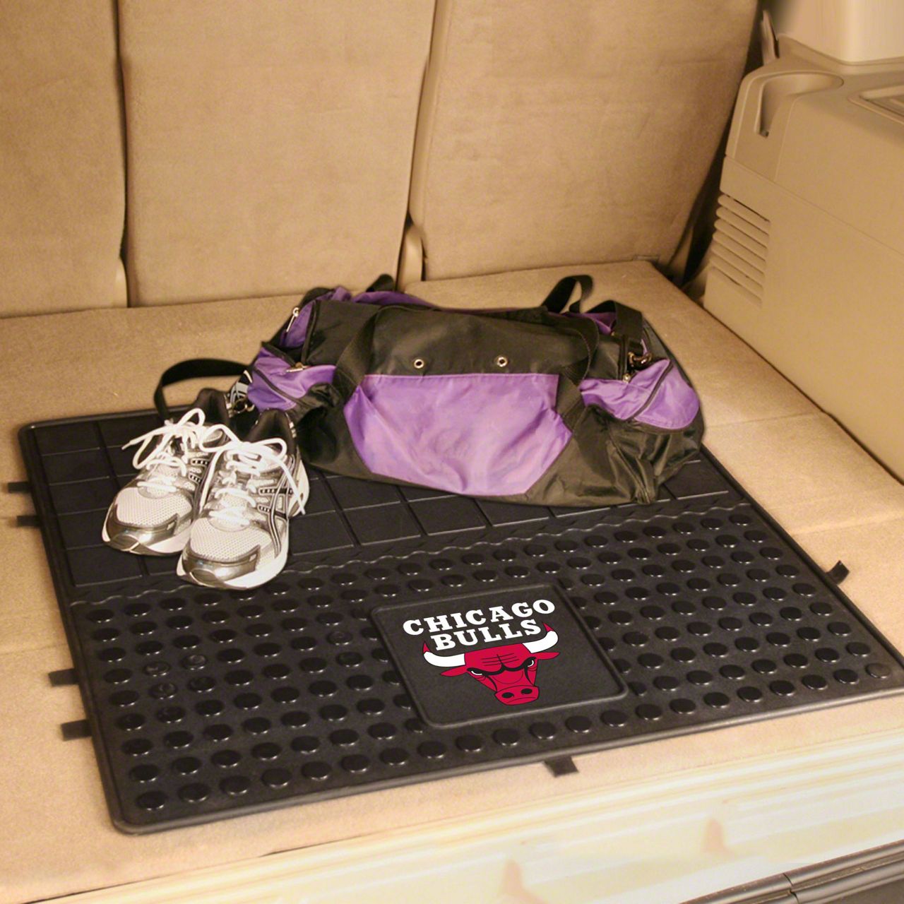 Mach-E Molded Trunk Mat with Chicago Bulls Logo (Universal; Some ...