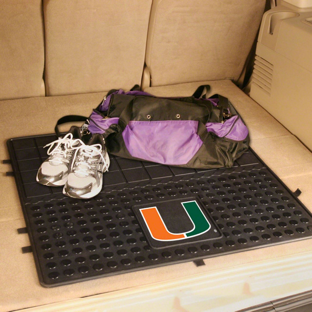 Mach-E Molded Trunk Mat with University of Miami Logo (Universal; Some ...