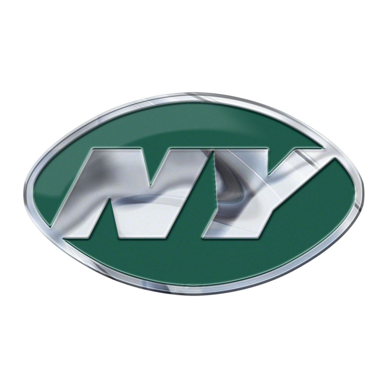 Mach-E New York Jets Embossed Emblem; Green (Universal; Some Adaptation ...