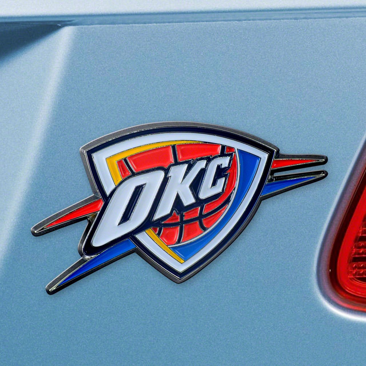 Mach-E Oklahoma City Thunder Emblem; Blue (Universal; Some Adaptation ...