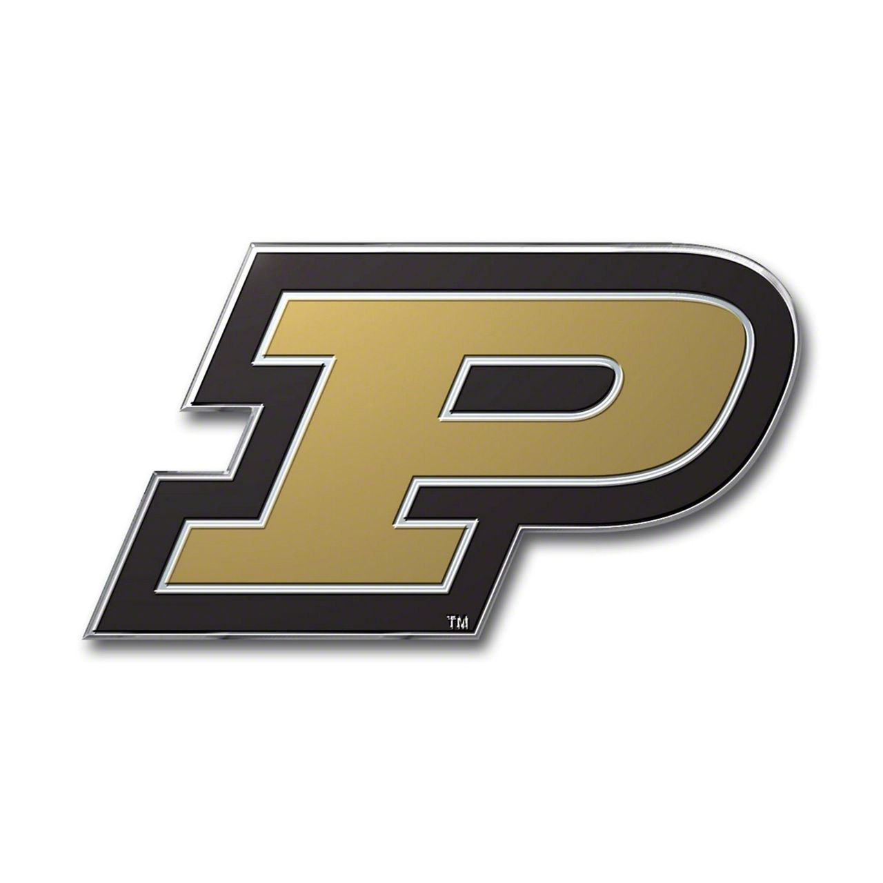 Mach-E Purdue University Embossed Emblem; Gold (Universal; Some ...