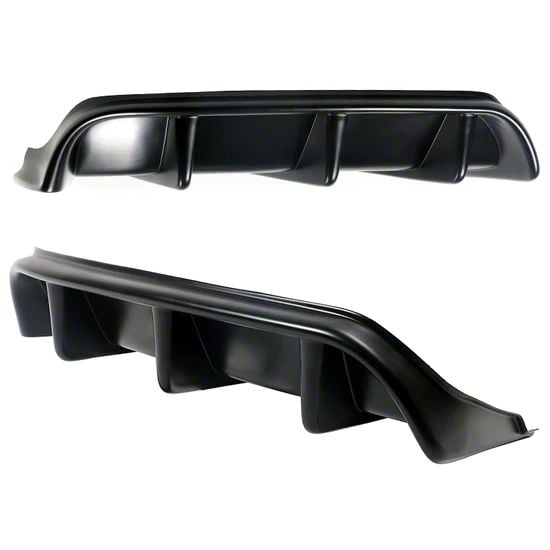 Mach-E Rear Bumper Lip Diffuser; Matte Black (21-26 Mustang Mach-E GT ...