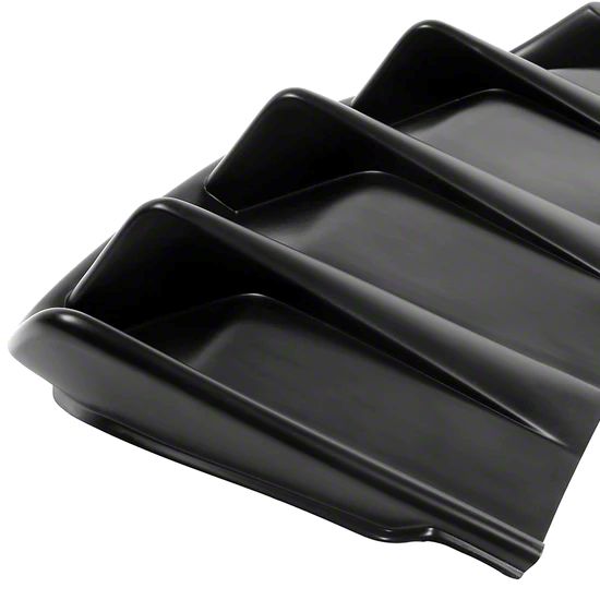 Mach-E Rear Bumper Lip Diffuser; Matte Black (21-25 Mustang Mach-E GT ...