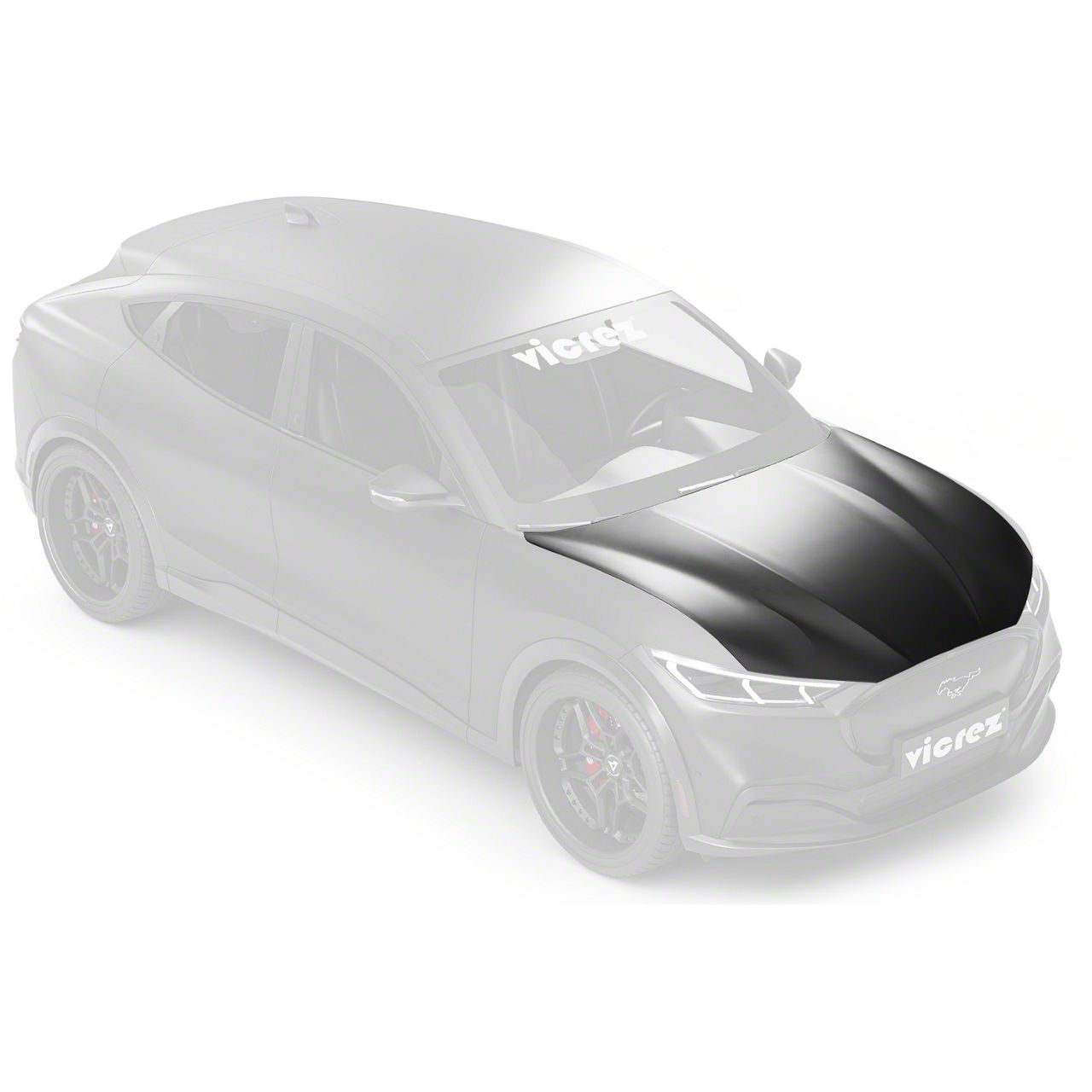 Mach-E Replacement Hood; Unpainted (21-24 Mustang Mach-E) - Free Shipping