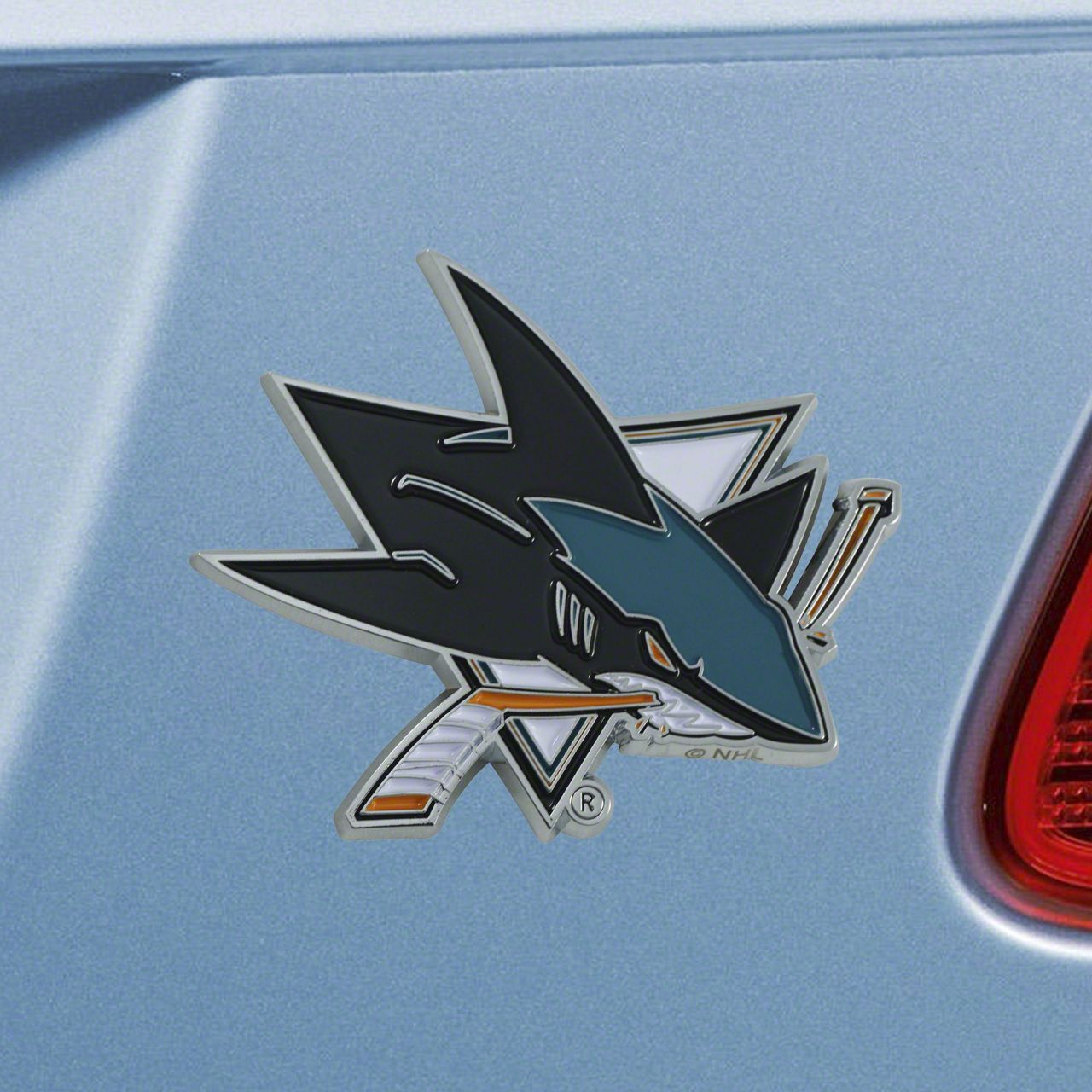 Mach-E San Jose Sharks Emblem; Teal (Universal; Some Adaptation May Be ...