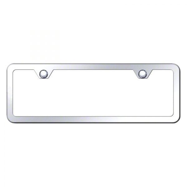 Mach-E Thin 2-Hole Mini License Plate Frame (Universal; Some Adaptation ...