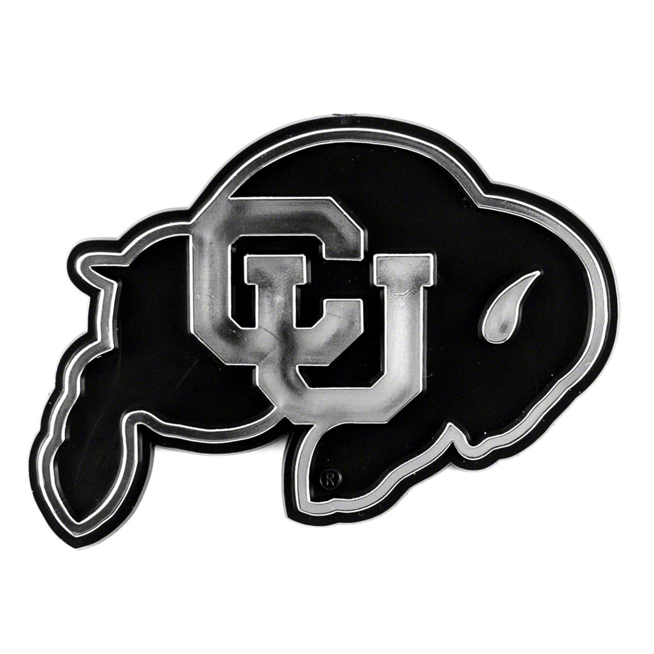 Mach-E University of Colorado Molded Emblem; Chrome (Universal; Some ...