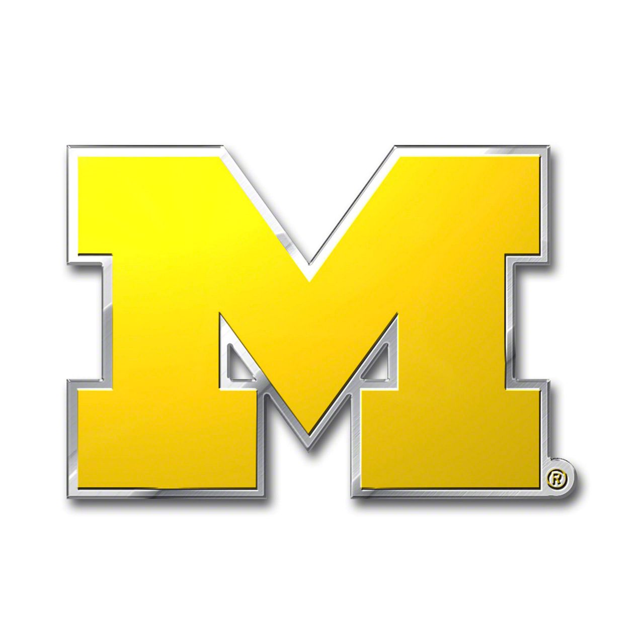 Mach-E University of Michigan Embossed Emblem; Maize (Universal; Some ...