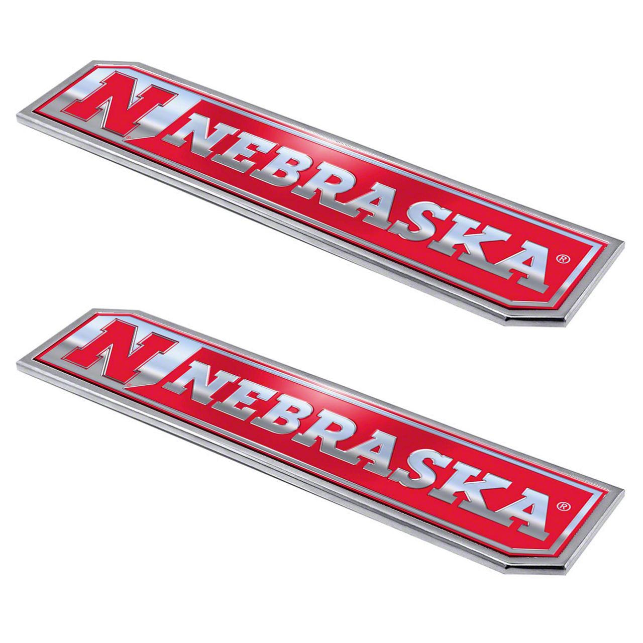 Mach-E University of Nebraska Embossed Emblems; Red (Universal; Some ...