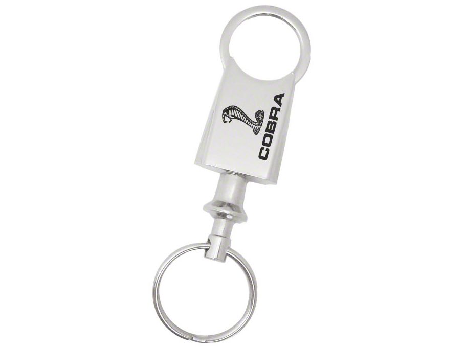 Mach-E Valet Pull Apart Keychain with Cobra Logo - Free Shipping
