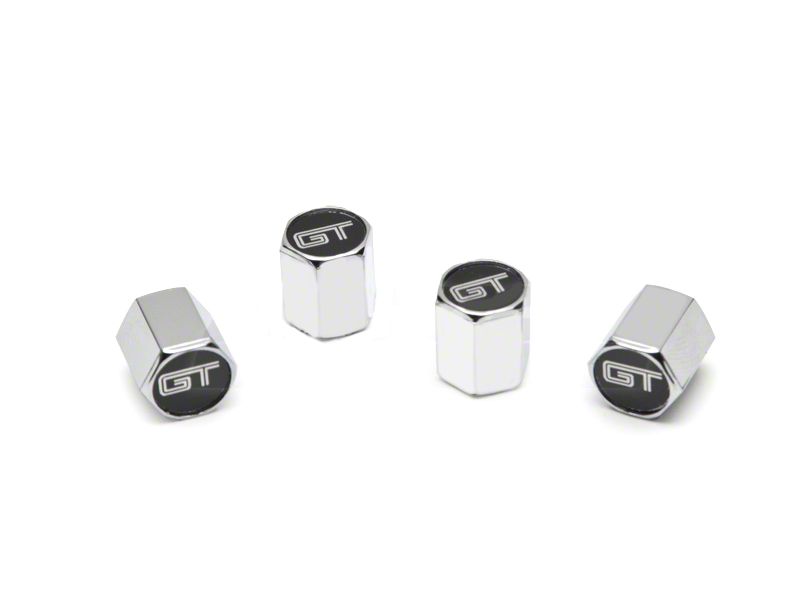 Mach-E Valve Stem Caps with GT Logo (Universal; Some Adaptation May Be ...