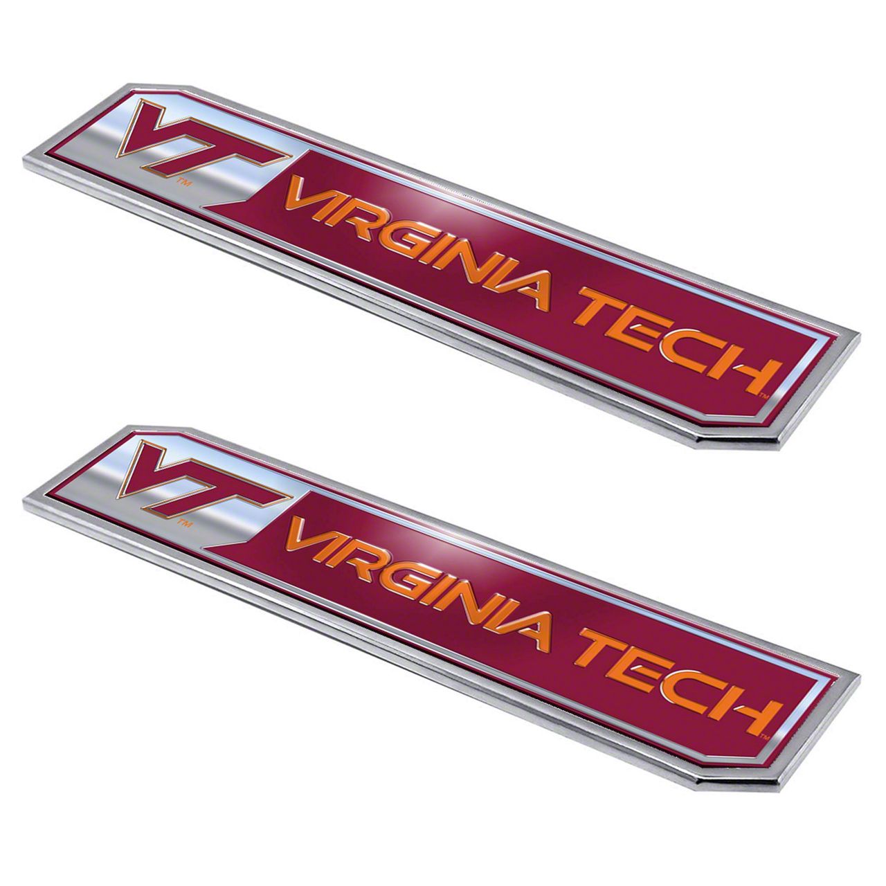 Mach-E Virginia Tech Embossed Emblems; Red (Universal; Some Adaptation ...