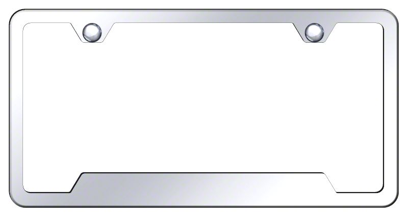 Mach-E Wide Bottom License Plate Frame (Universal; Some Adaptation May ...