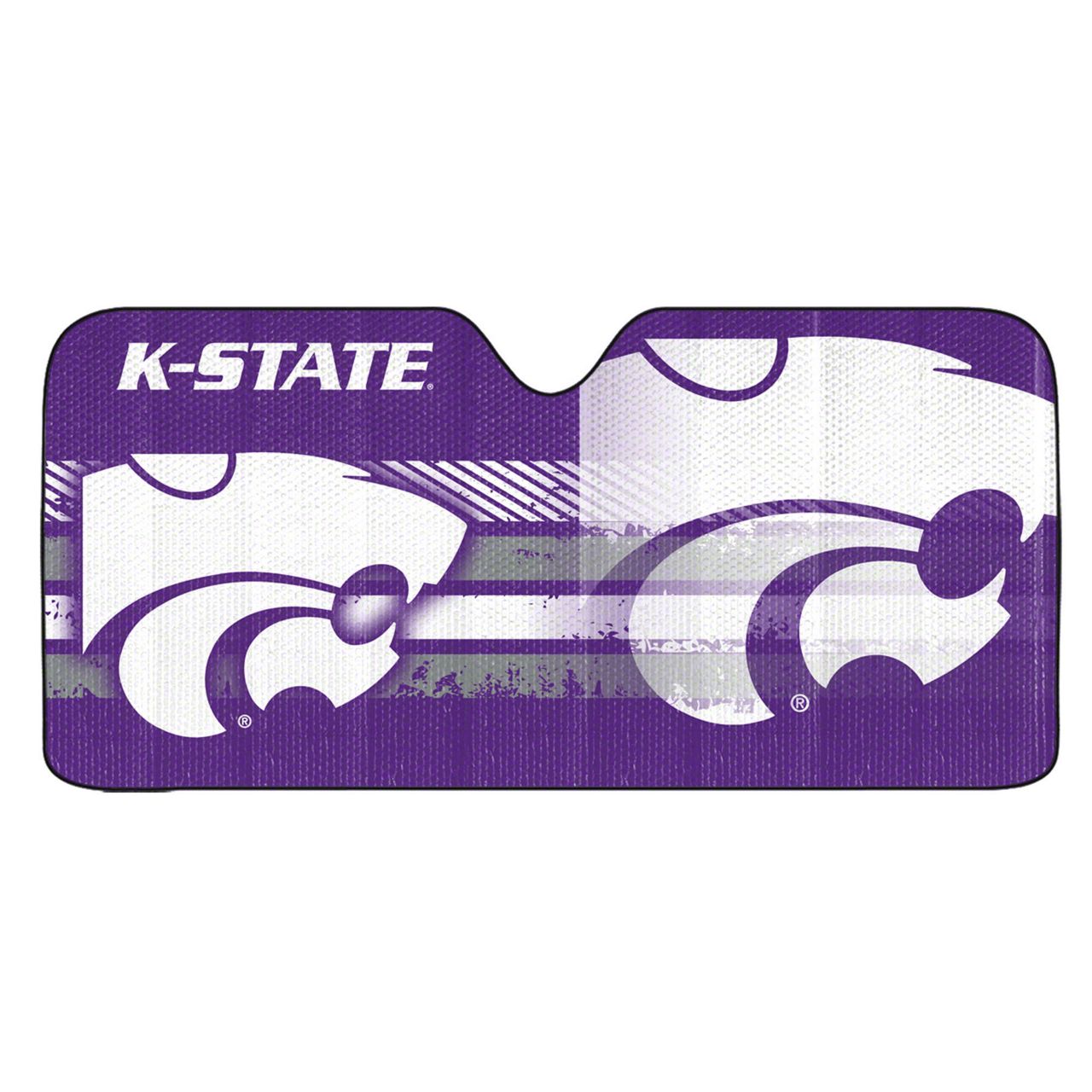 Mach-E Windshield Sun Shade with Kansas State University Logo; Purple ...