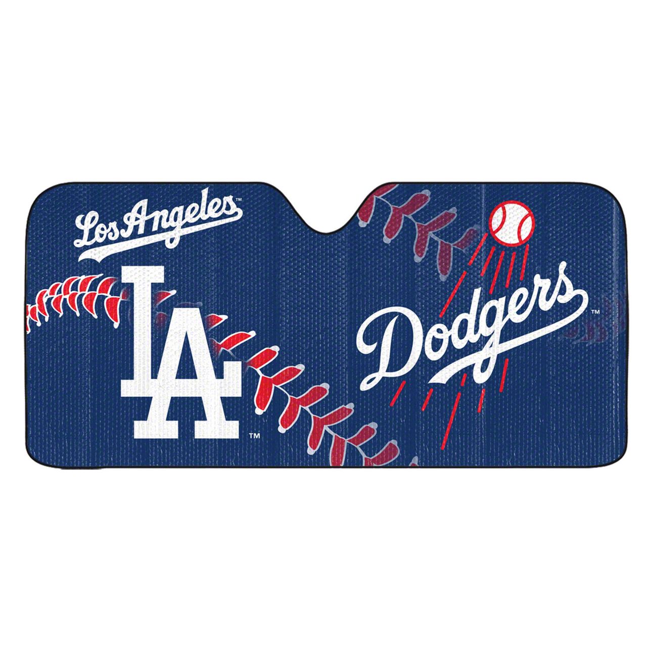 Mach-E Windshield Sun Shade with Los Angeles Dodgers Logo; Blue ...