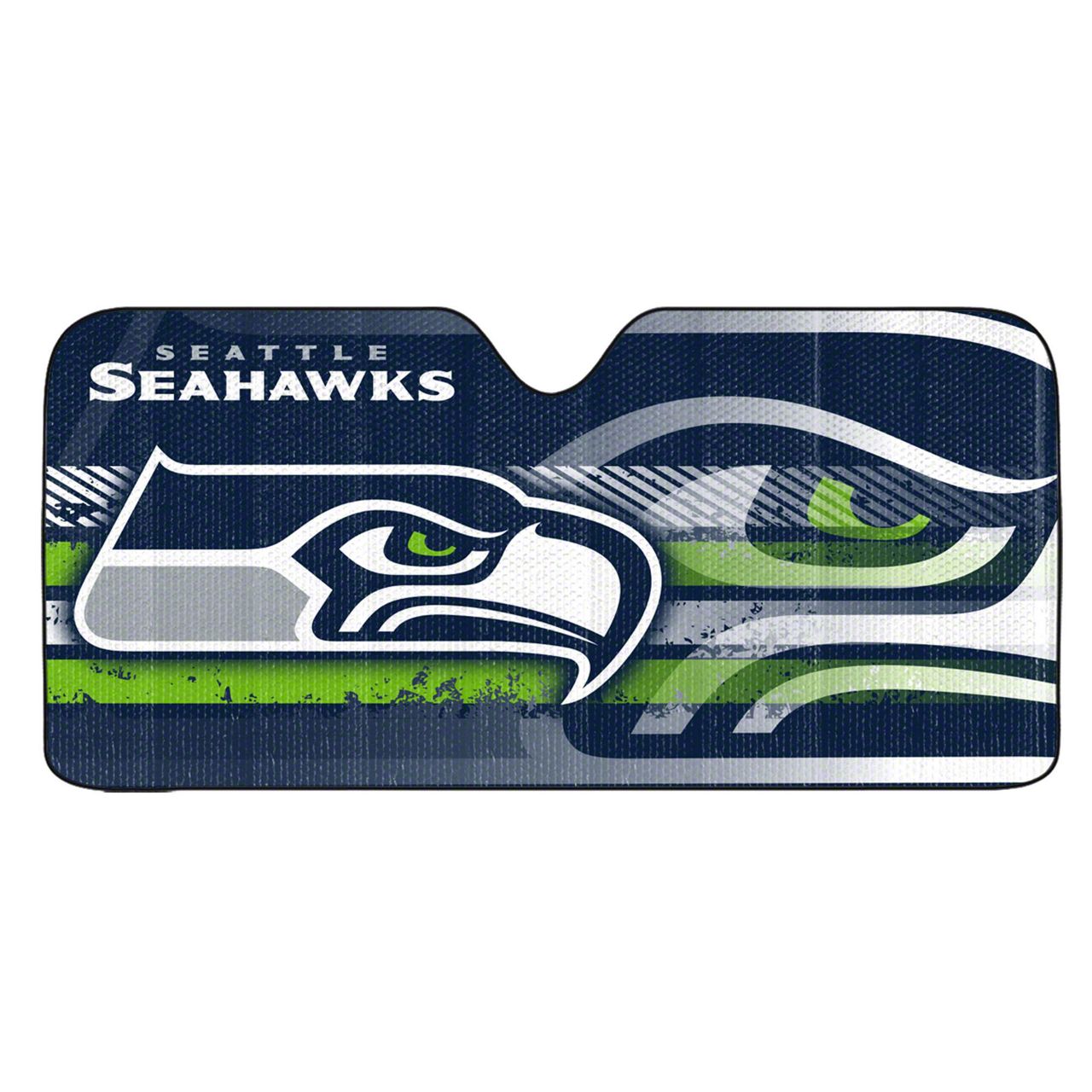 Mach-E Windshield Sun Shade with Seattle Seahawks Logo; Navy (Universal ...