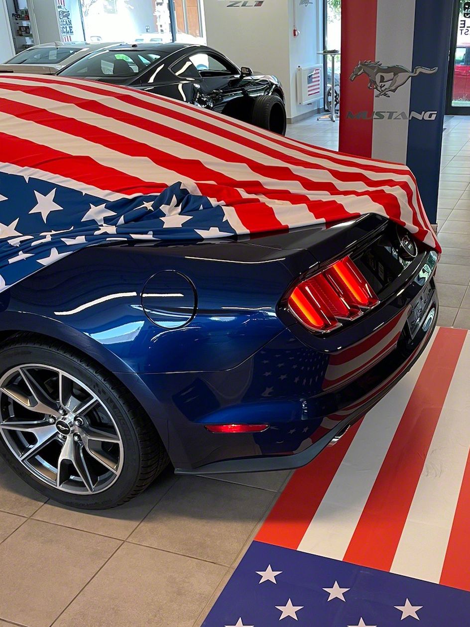 Magic Carpit Challenger Stars and Stripes Car Cover MC101SNS (Universal; Some Adaptation May Be ...