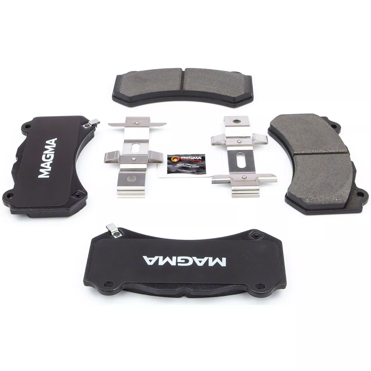 Magma Brakes Challenger Premium Semi-Metallic Brake Pads; Front Pair ...