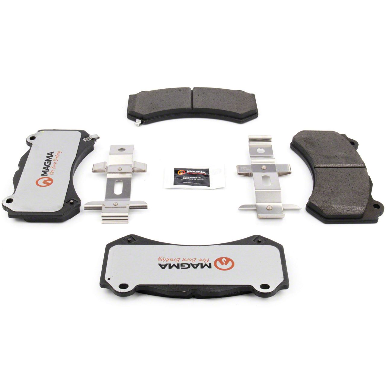 Magma Brakes Corvette Pro-Series Semi-Metallic Brake Pads; Front Pair ...