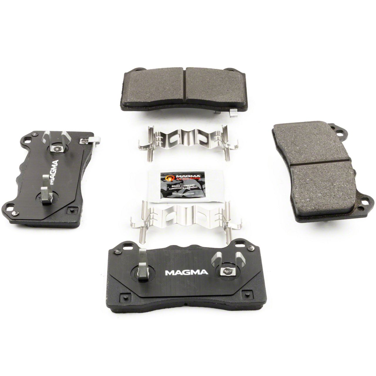 Magma Brakes Mach-E Premium Ceramic Brake Pads; Front Pair PMD2390M (21 ...