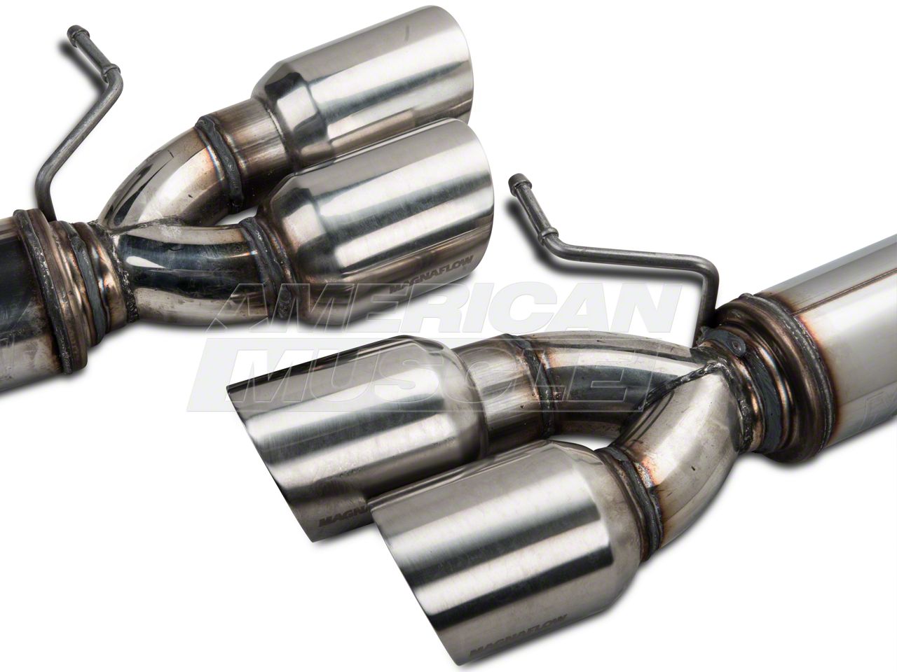 Magnaflow Mustang Competition Series Quad Tip Axle-Back Exhaust with ...