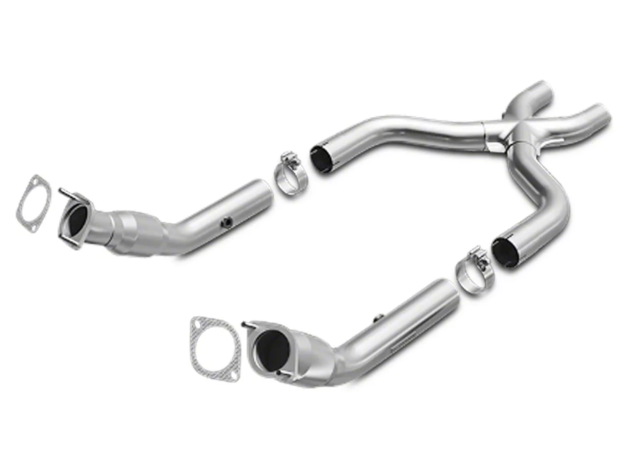 Magnaflow Mustang Direct-Fit Catted Tru-X X-Pipe 16399 (11-14 Mustang ...