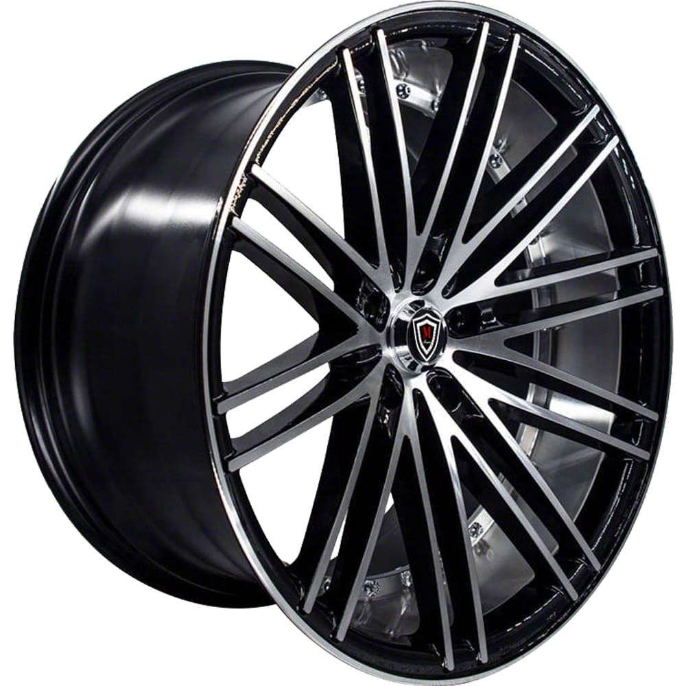 Marquee Wheels Charger M3246 Gloss Black Machined Wheel; 20x10.5 ...
