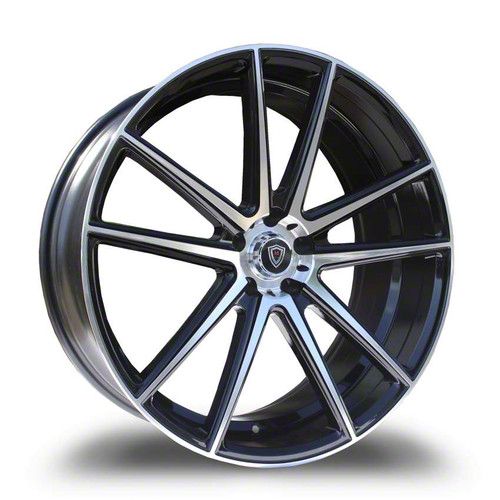 Marquee Wheels Charger M3197 Gloss Black Machined Wheel; 22x9 ...