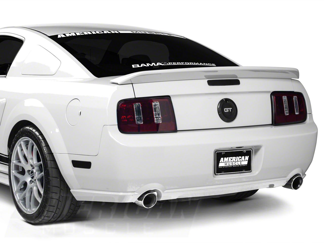 MMD Mustang Trunk Emblem Surround; Matte Black 71337-99 (05-09 Mustang ...
