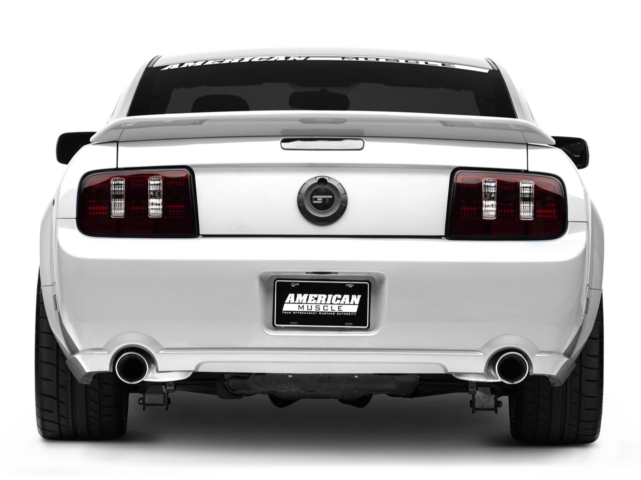 MMD Mustang Trunk Emblem Surround; Matte Black 71337-99 (05-09 Mustang ...