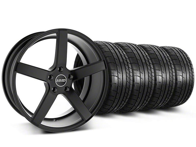 Mustang 20x8.5 MMD 551C Wheel & Mickey Thompson Street Comp Tire ...
