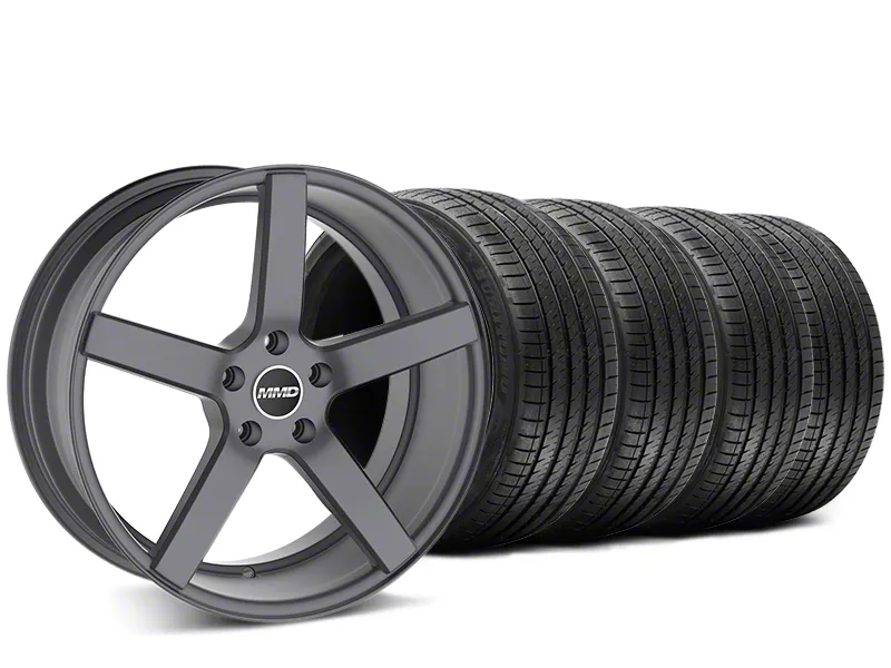 Mustang 20x8.5 MMD 551C Wheel & Sumitomo High Performance HTR Z5 Tire ...
