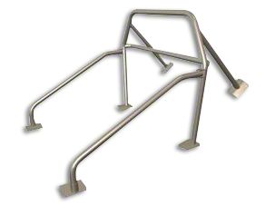 Maximum Motorsports Mustang 6-Point Drag Race Roll Bar with Fixed ...