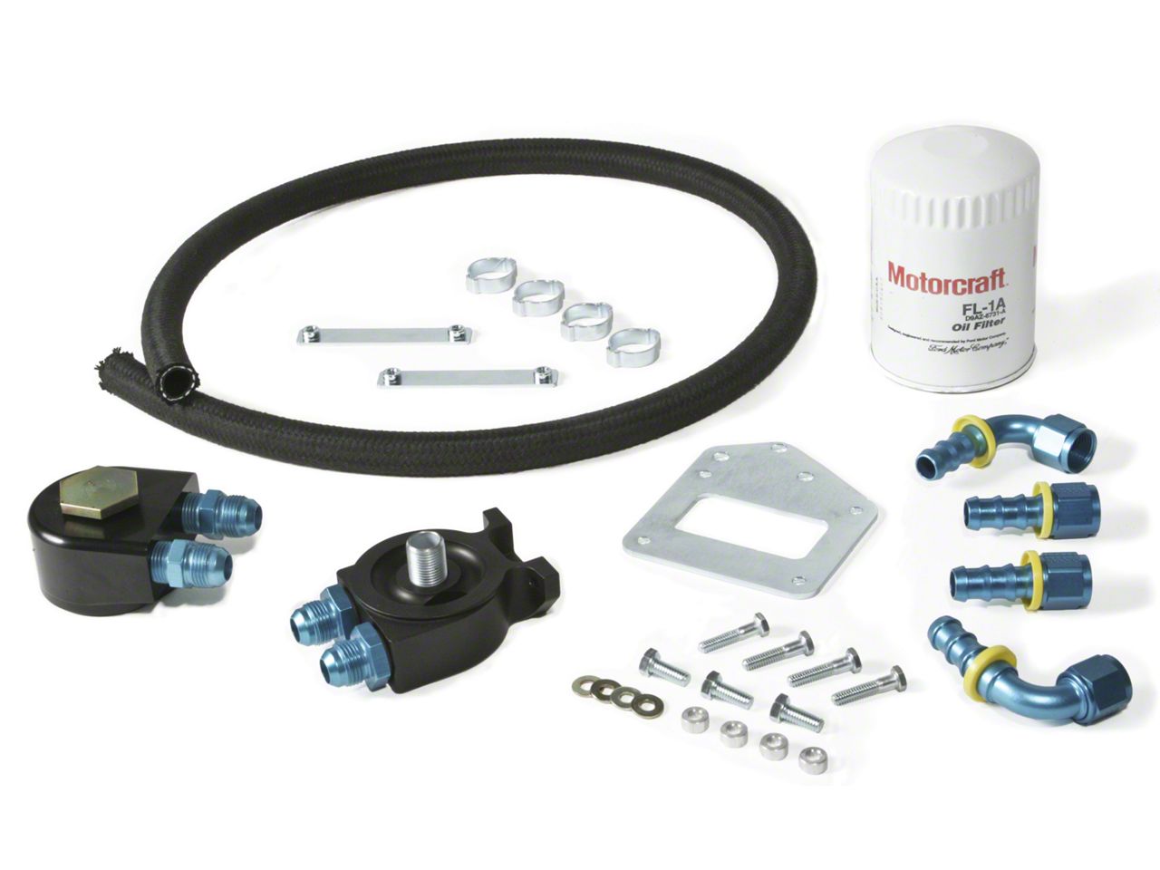 Maximum Motorsports Mustang Standard Duty Oil Filter Relocation Kit OC ...