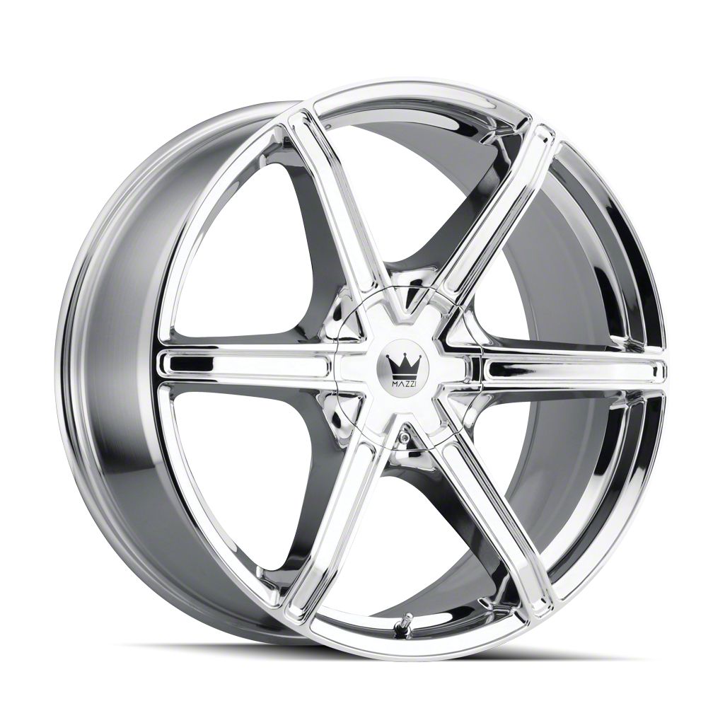 Mazzi Mustang Stilts Chrome Wheel; 20x8.5; 35mm Offset 371-2814C (10-14 ...