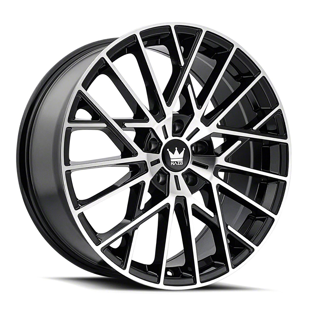 Mazzi Mustang Jinx Gloss Black Machined Wheel; 20x8.5; 38mm Offset 378 ...